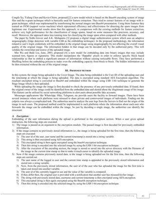 STEGSIGN: A DIGITAL IMAGE AUTHENTICATION MODEL USING STEGANOGRAPHY AND AES ENCRYPTION | PDF