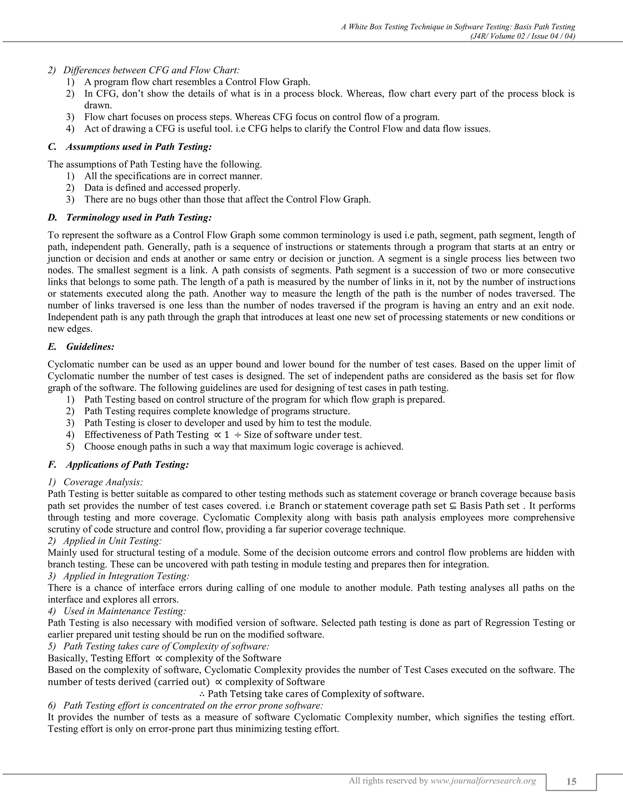 A White Box Testing Technique In Software Testing Basis Path Testing Pdf