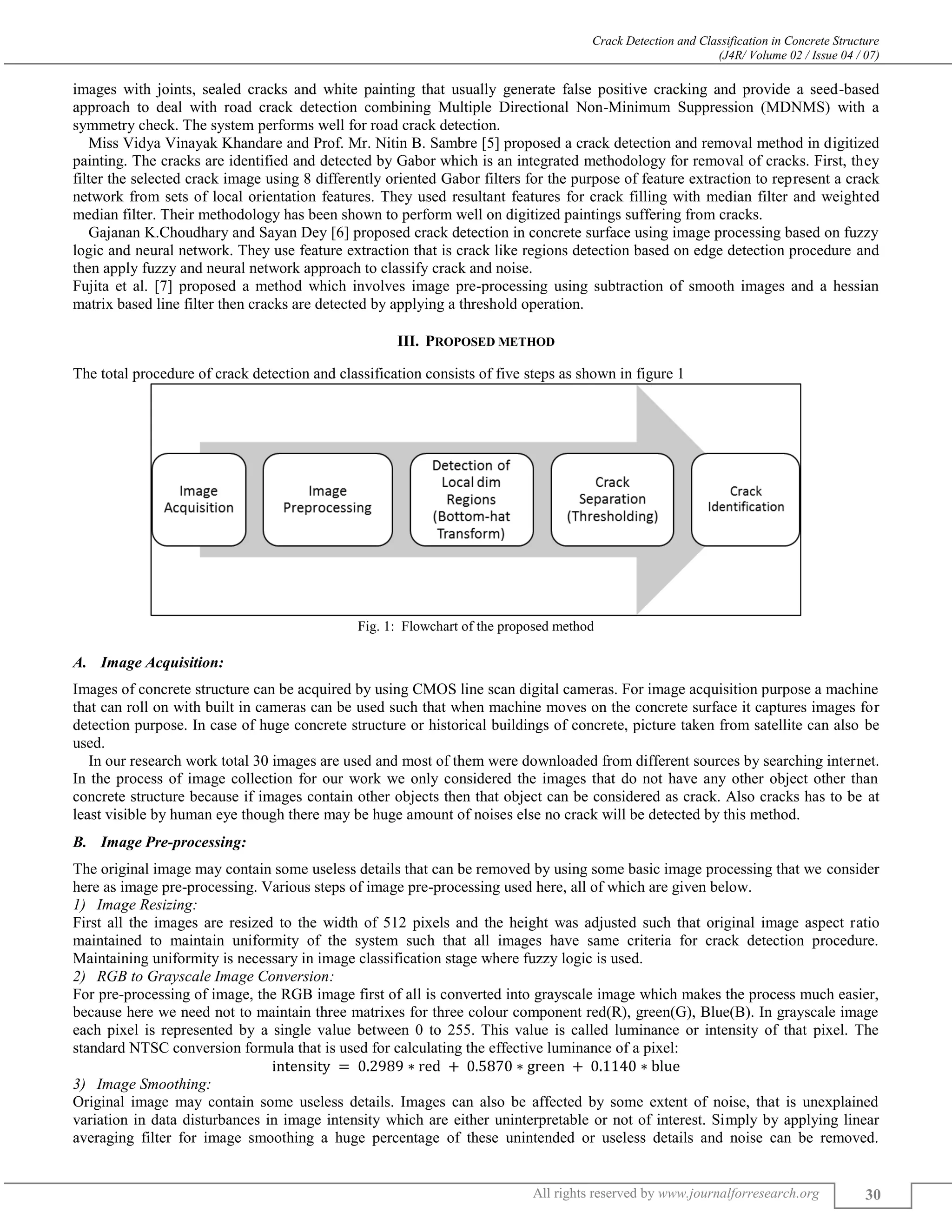 CRACK DETECTION AND CLASSIFICATION IN CONCRETE STRUCTURE | PDF