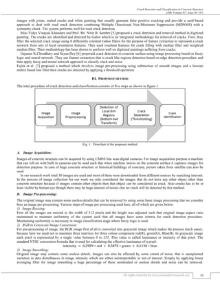 CRACK DETECTION AND CLASSIFICATION IN CONCRETE STRUCTURE | PDF