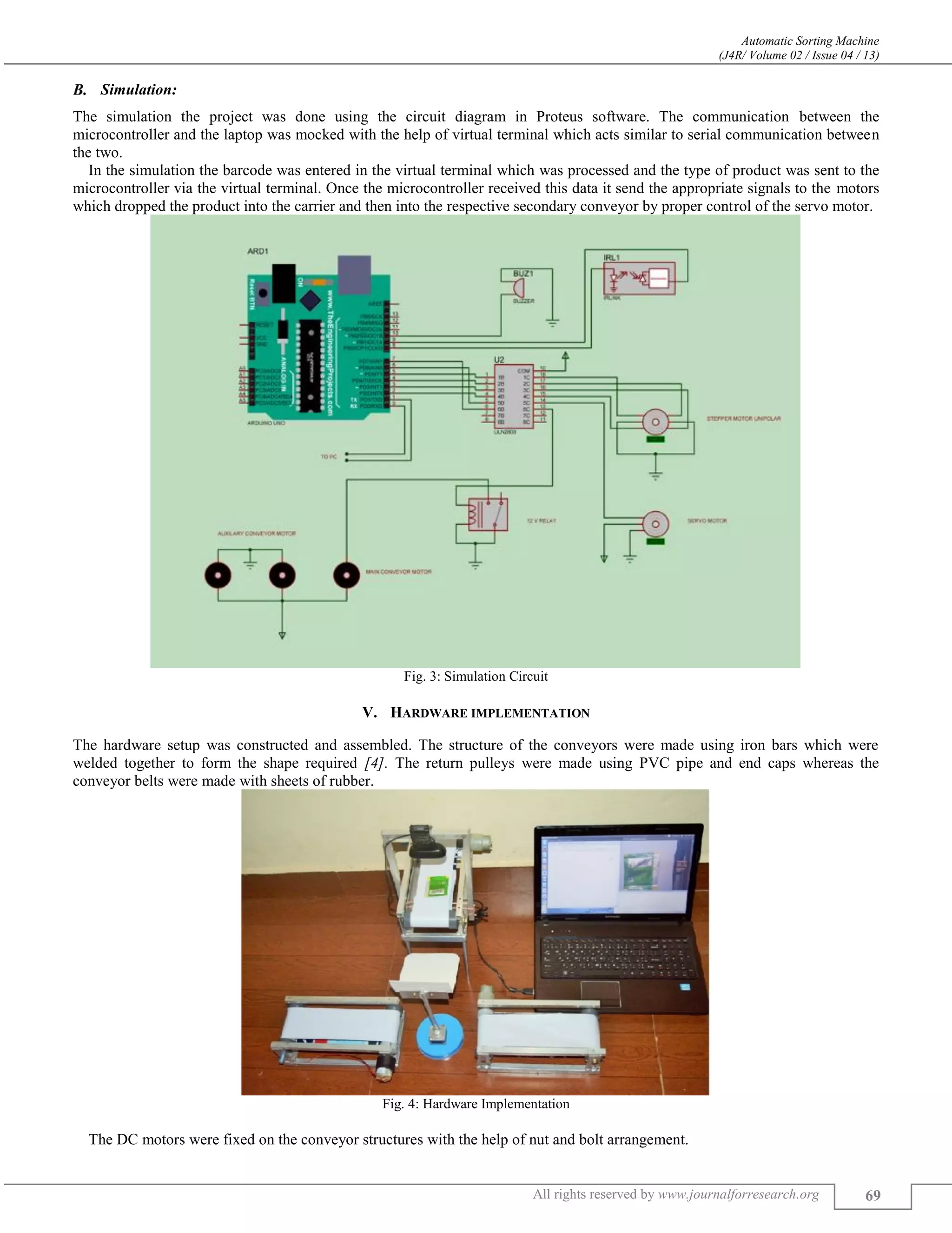AUTOMATIC SORTING MACHINE | PDF
