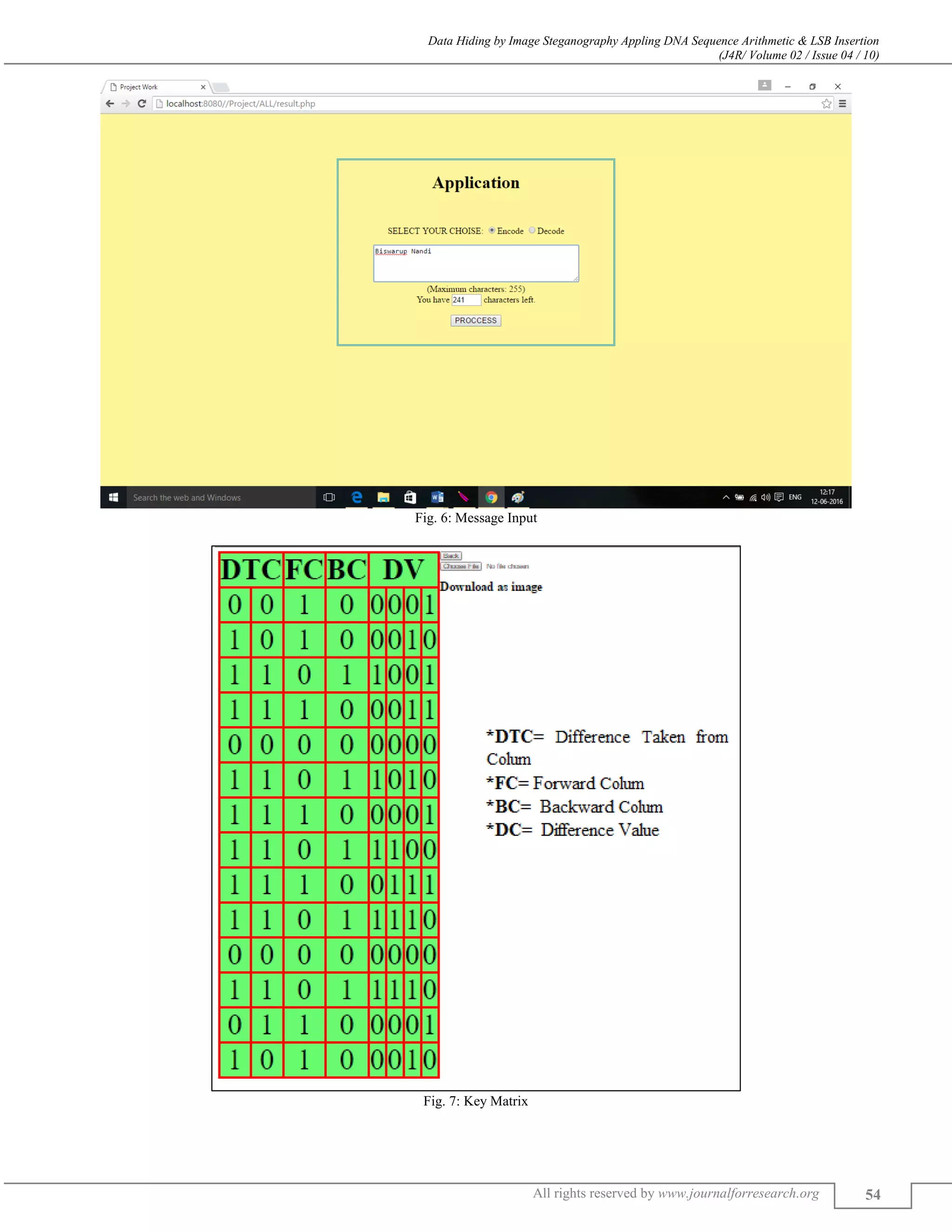DATA HIDING BY IMAGE STEGANOGRAPHY APPLING DNA SEQUENCE ARITHMETIC & LSB INSERTION | PDF