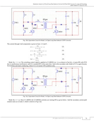 SIMULATION ANALYSIS OF CLOSED LOOP DUAL INDUCTOR CURRENT-FED PUSH-PULL ...