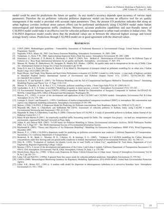 AMBIENT AIR POLLUTION MODELLING IN PUDUCHERRY, INDIA | PDF