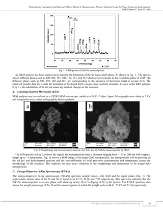 PHOTOCATALYTIC DEGRADATION AND REMOVAL OF HEAVY METALS IN ...