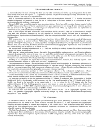 ANALYSIS OF SIDE CHANNEL ATTACKS ON VARIOUS CRYPTOGRAPHIC ALGORITHMS | PDF