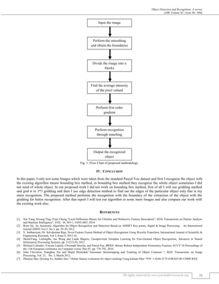 OBJECT DETECTION AND RECOGNITION: A SURVEY | PDF
