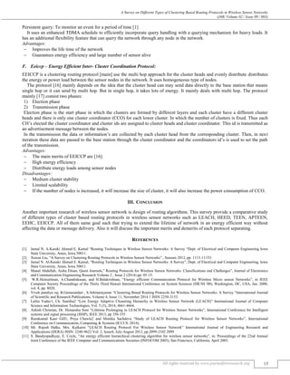 A SURVEY ON DIFFERENT TYPES OF CLUSTERING BASED ROUTING PROTOCOLS IN ...