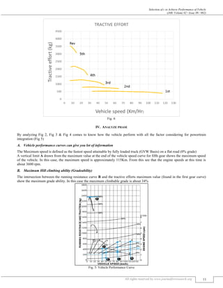 SELECTION OF POWERTRAIN TO ACHIEVE PERFORMANCE OF VEHICLE | PDF
