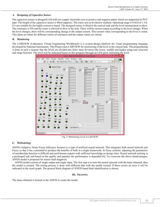 SENSOR FAULT IDENTIFICATION IN COMPLEX SYSTEMS | J4RV3I12007 | PDF