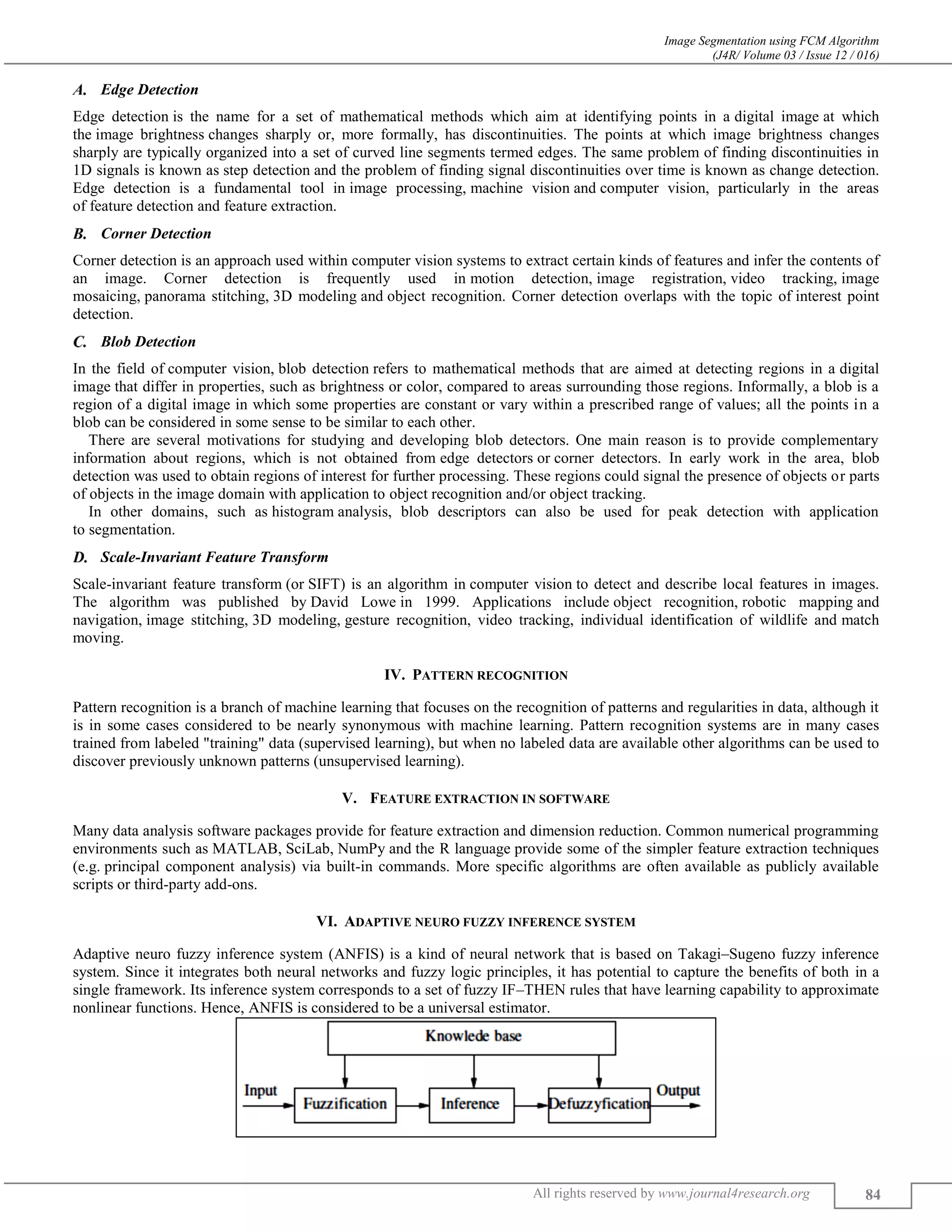 IMAGE SEGMENTATION USING FCM ALGORITM | J4RV3I12021 | PDF