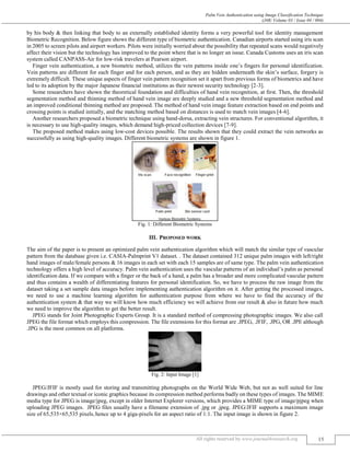 PALM VEIN AUTHENTICATION USING IMAGE CLASSIFICATION TECHNIQUE | PDF | Computing | Technology ...