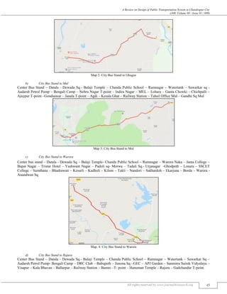 A REVIEW ON DESIGN OF PUBLIC TRANSPORTATION SYSTEM IN CHANDRAPUR CITY ...