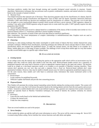 CHATBOT FOR COLLEGE RELATED QUERIES | J4RV4I1008 | PDF | Business ...