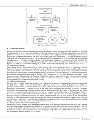 A REVIEW PAPER ON BFO AND PSO BASED MOVIE RECOMMENDATION SYSTEM | J4RV4I1015 | PDF