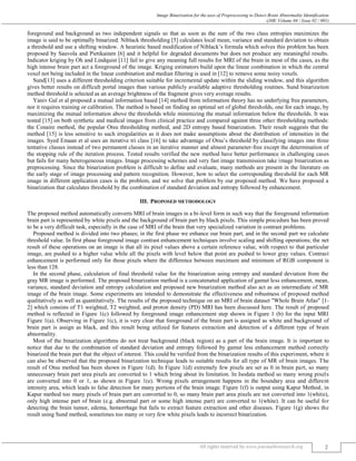 Image Binarization for the uses of Preprocessing to Detect Brain Abnormality Identification ...