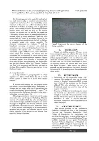 Design and Implementation of Dual Axis Solar Tracking system | PDF ...