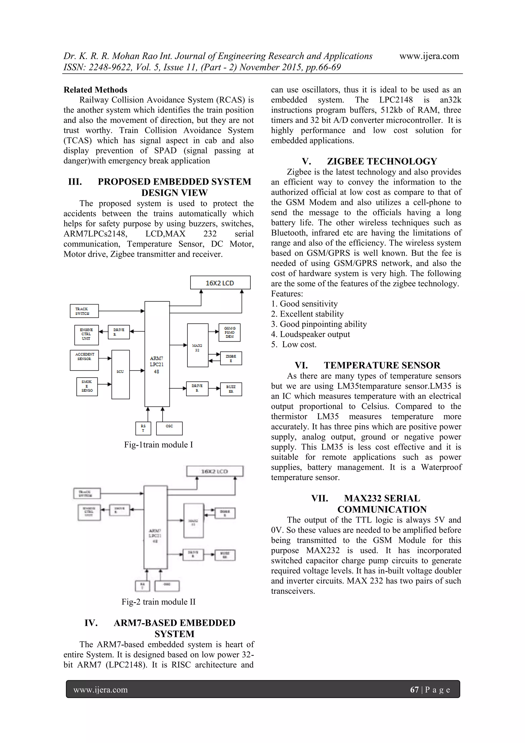 Collision Avoidance of Trains Using Arm7 | PDF