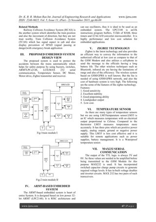 Collision Avoidance of Trains Using Arm7 | PDF