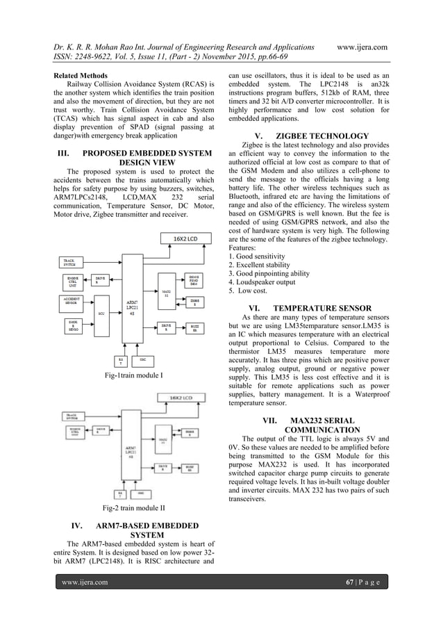 Collision Avoidance of Trains Using Arm7 | PDF