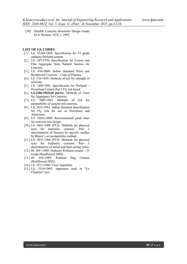 Durability Studies on Concrete and Comparison with Partial Replacement ...