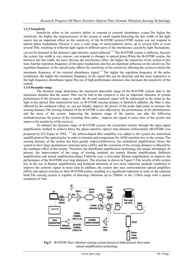Research Progress Of Phase Sensitive Optical Time Domain Vibration Sensing Technology Pdf