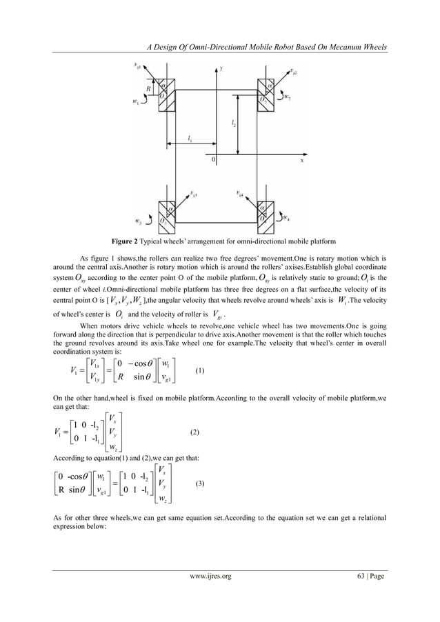 A Design Of Omni-Directional Mobile Robot Based On Mecanum Wheels | PDF