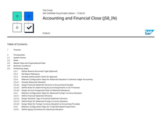 S4CLD2508 for General Ledger J58 and test scripts | DOCX