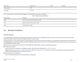 S4CLD2508 for General Ledger J58 and test scripts | DOCX