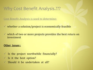 Costs and benefits | PPTX