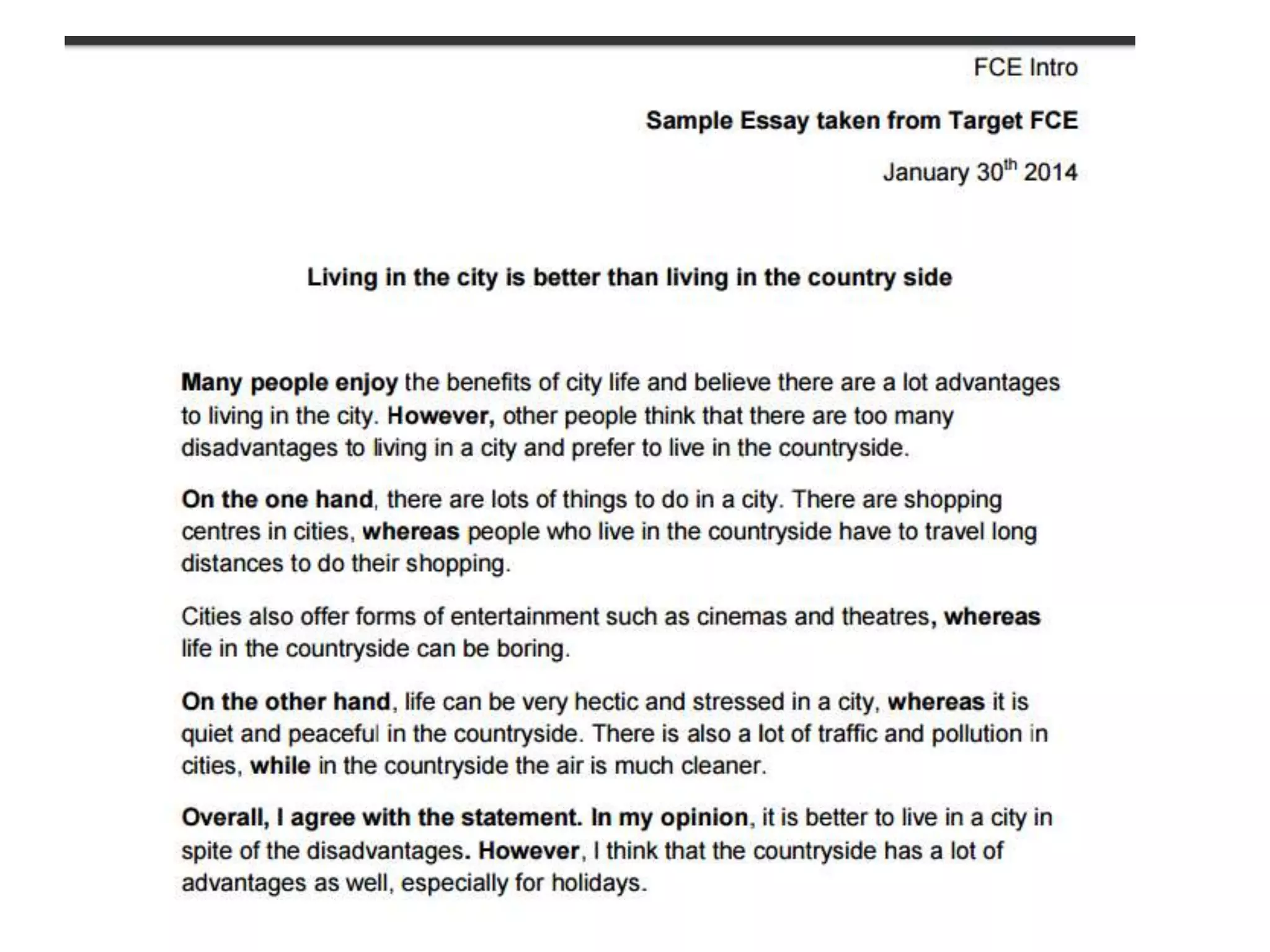 Essay writing FCE | PPTX