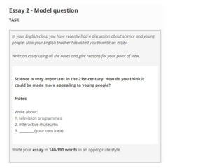 Essay writing FCE | PPTX
