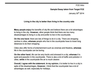 Essay writing FCE | PPTX