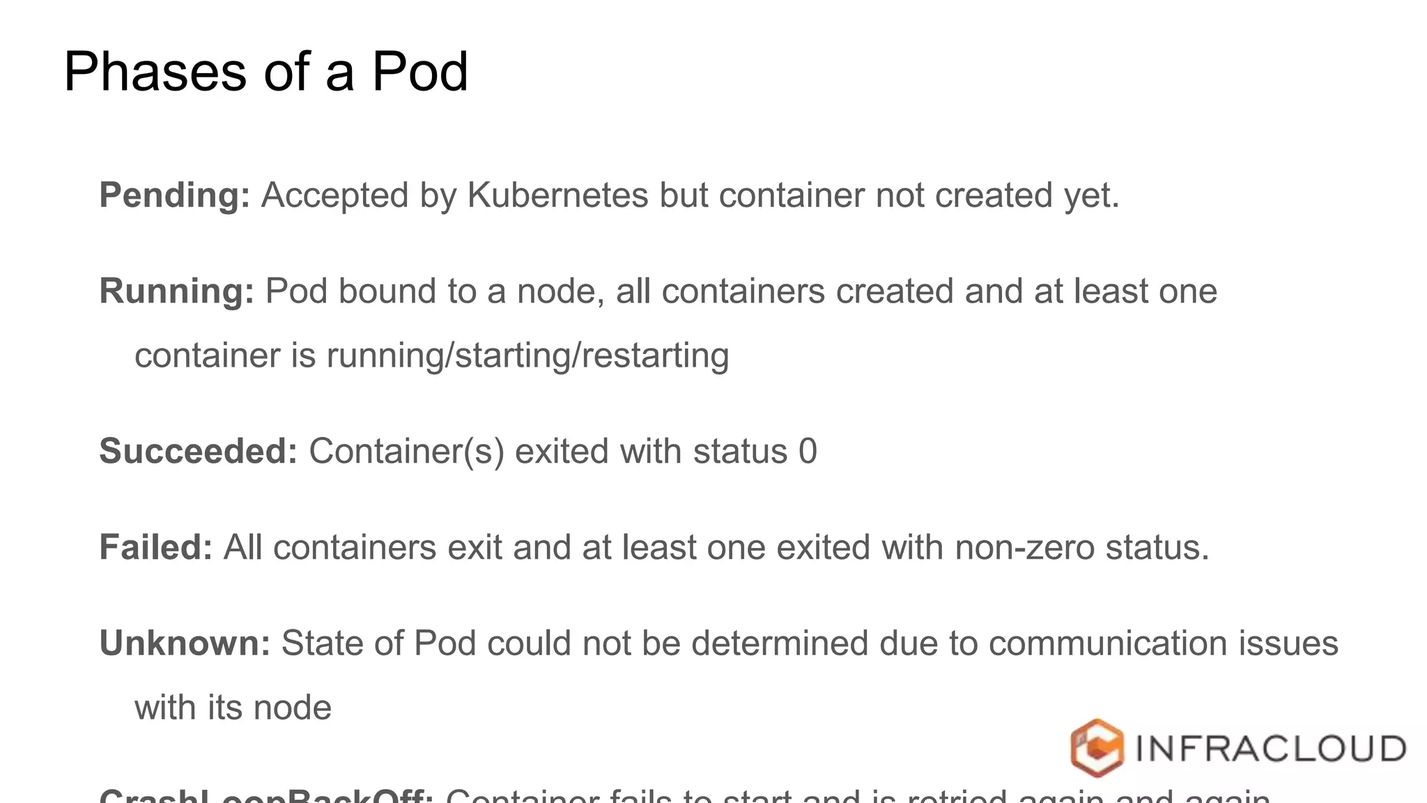 Lifecycle of a pod | PPTX
