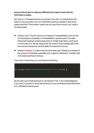 Medical diagnosis using decision tree | PPTX