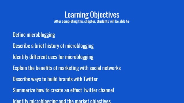 Chapter 11: microblogging | PPT