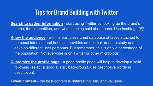 Chapter 11: microblogging | PPT