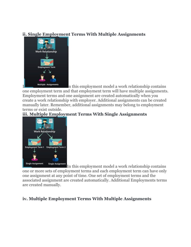 Oracle Fusion Employment Models | PDF