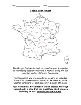 Google Earth Project | PDF