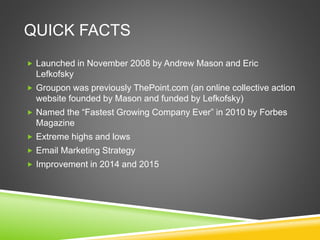 Groupon Case Study | PPTX