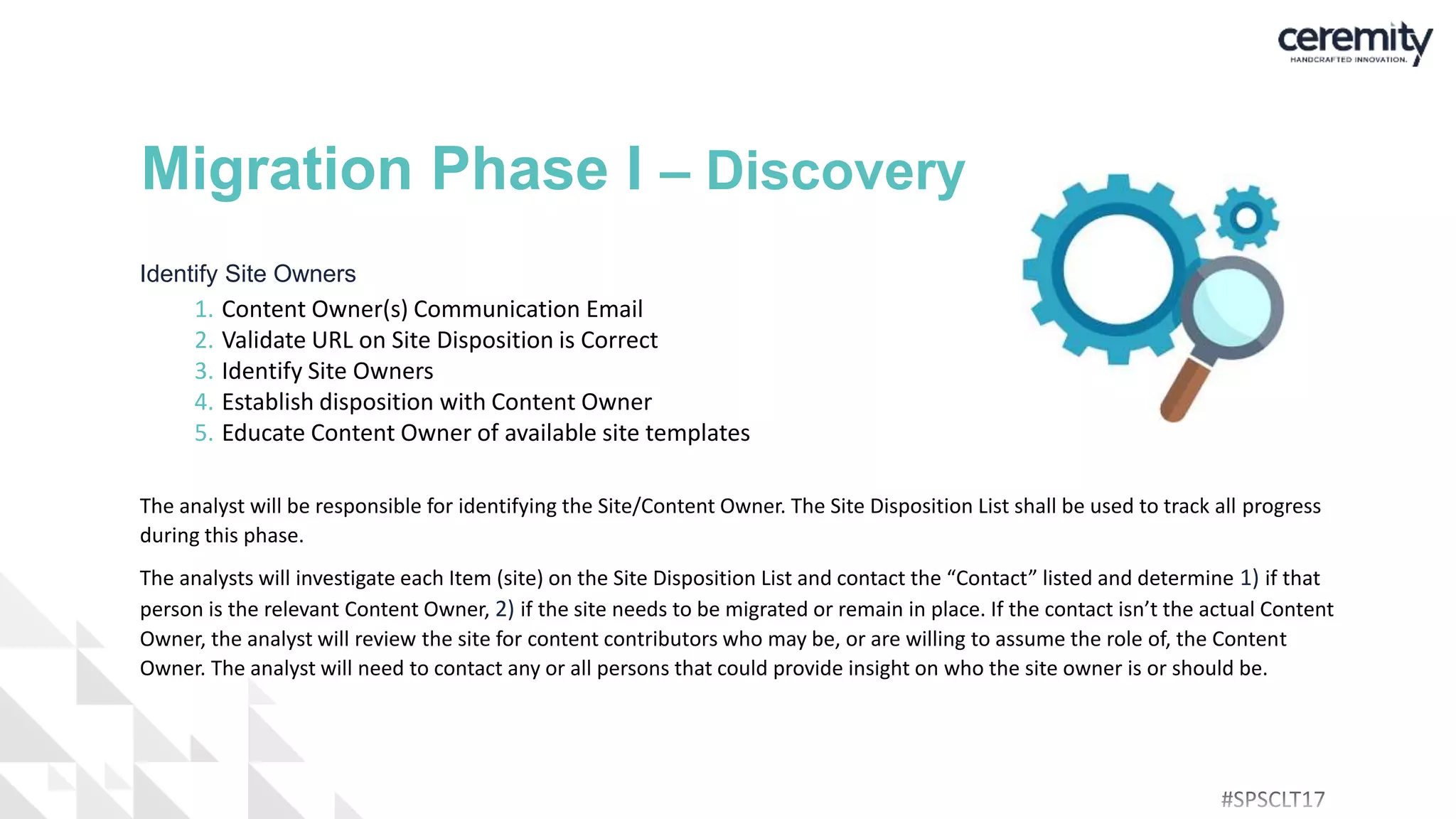 Case study - Migration to office 365 from SharePoint 2010 spsclt17 | PPT