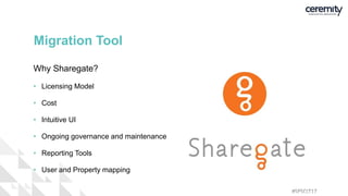 Case study - Migration to office 365 from SharePoint 2010 spsclt17 | PPT