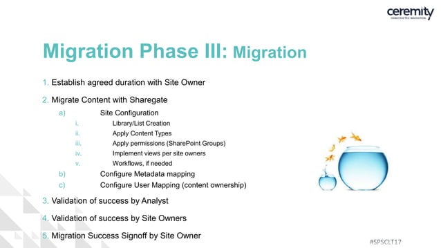 Case study - Migration to office 365 from SharePoint 2010 spsclt17 | PPT