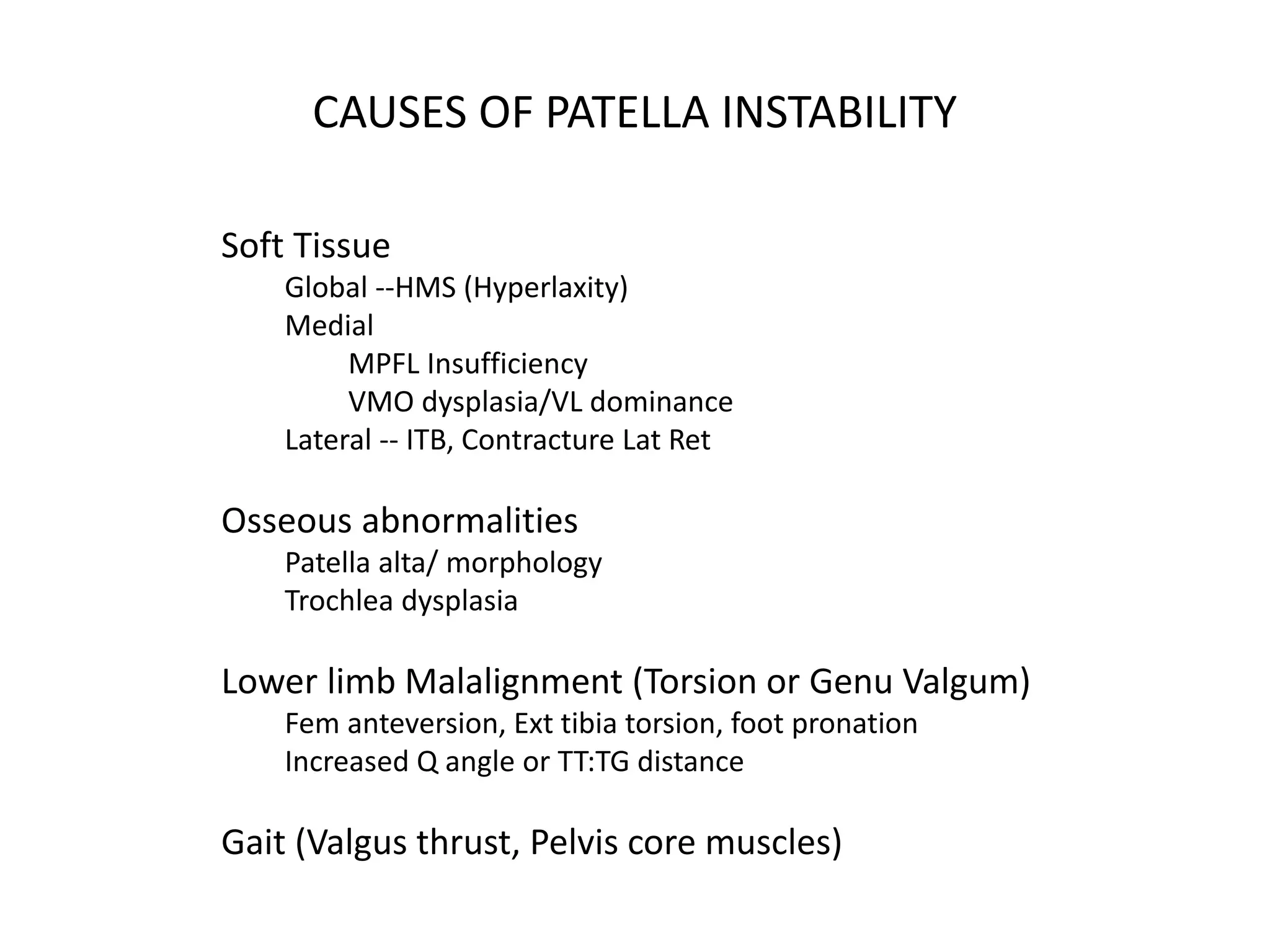 Patella dislocations | PPTX