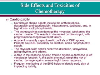 2. Side effects and toxicities of chemotherapy | PPTX