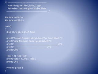 6 adp array (larik) - copy | PPT | Free Download