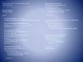 6 adp array (larik) - copy | PPT
