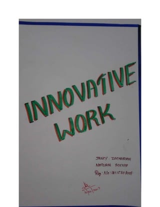 INNOVATIVE WORK | DOCX