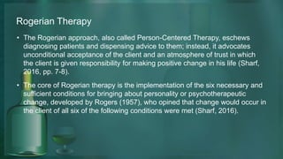 Counseling for alcohol use disorder: Adlerian and Rogerian approaches ...