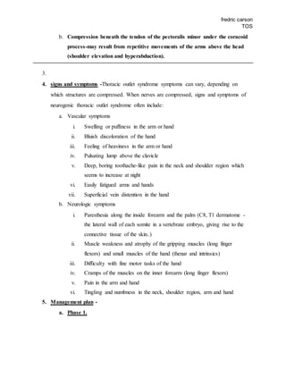 Thorasic outlet | PDF